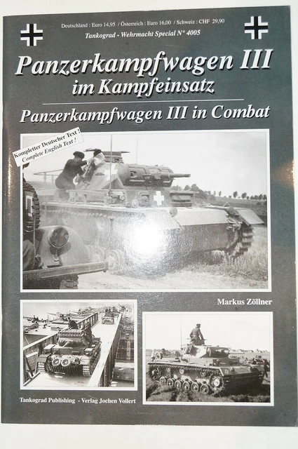 WW2 GERMAN ARMOUR Panzerkampfwagen 3 PzKpfw in Combat Tankograd ...