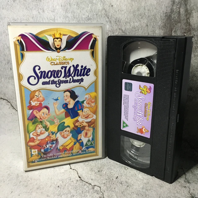 WALT DISNEY SNOW White VHS Cassette Tape £3.99 - PicClick UK