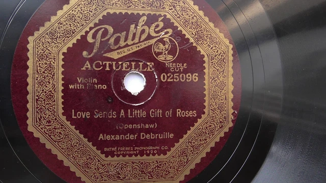 ALEXANDER DEBRUILLE 78 U/min Single 10 Zoll Pathe Actuelle Records ...