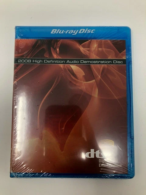 NEW SEALED 2008 Blu-Ray Demo Disc 12 DTS HD Demonstration (Blu-Ray, not ...