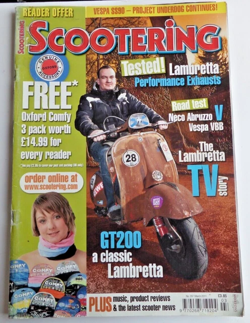 SCOOTERING MAGAZINE MARCH 2011 Issue 297 Classic Modern & Custom ...