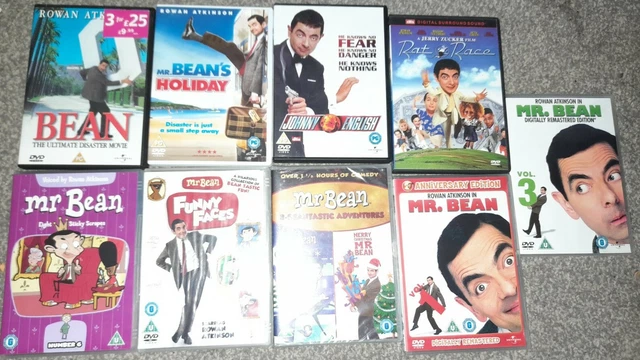 MR BEAN COMPLETE movie ROWAN ATKINSON johnny english 13 dvd MEGA ...