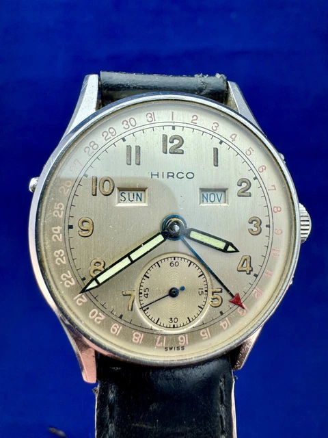 OROLOGIO VINTAGE TRIPLA Data Hirco A. Hirsch Co EUR 643,32 - PicClick IT