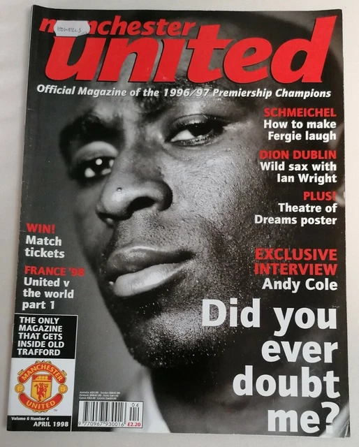 MAGAZINE - THE Official Manchester United Magazine Vol 6 N° 4 avril ...