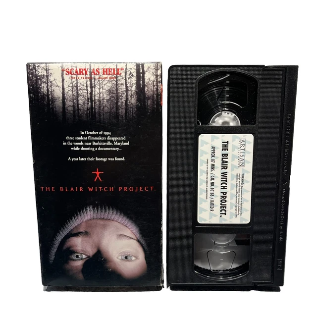THE BLAIR WITCH PROJECT Vhs Video Tape 1999 Horror Movie ARTISAN £8.36 ...