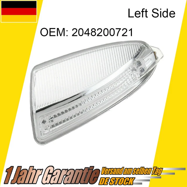 LED BLINKER SPIEGEL links für Mercedes Benz C Klasse W204 S204 W639 ...