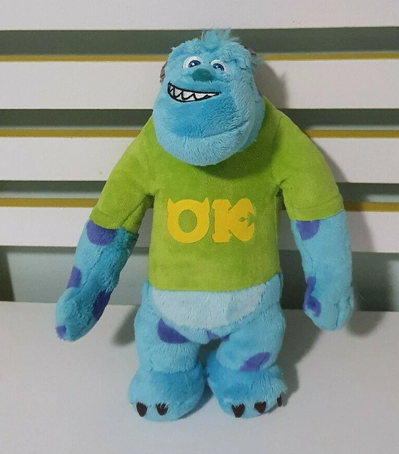 DISNEY PIXAR SULLY Plush Toy Monsters Inc Green Shirt 28Cm Monsters ...
