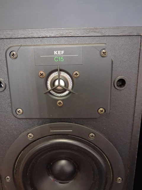 KENWOOD KEFF C15 Speakers Pair Black. 80w £26.70 - PicClick UK