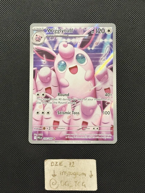 POKEMON PHANTASMAL FLAMES - Wigglytuff - 105/094 - Illustration Art - M ...