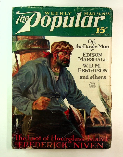 POPULAR MAGAZINE PULP Mar 24 1928 Vol. 90 #1 GD £14.58 - PicClick UK