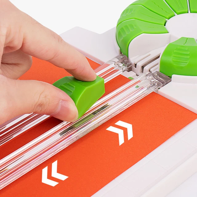 CRAFT PAPER CUTTER Straight Line Dotted Line Lace Indentation 12 In 1 ...