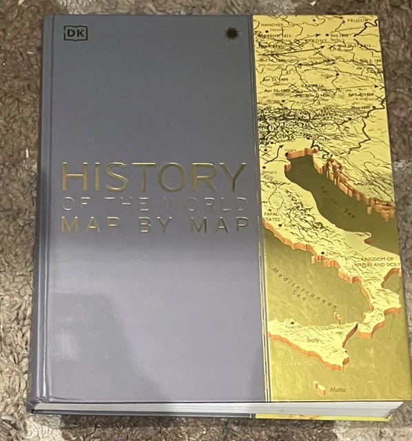 HISTORY OF THE World Map By Map by DK book HC $34.28 - PicClick CA
