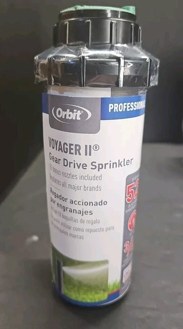 ORBIT VOYAGER II Gear Drive Sprinkler Heads 55661-28 w/ Nozzles + Key £ ...