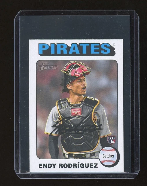 2024 TOPPS HERITAGE Mini ENDY RODRIGUEZ #488 bordure blanche parallèle ...