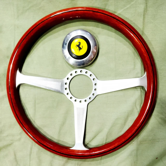 RARE!!! VOLANT BOIS Ferrari Vintage style Années 70 pour Fans et ...