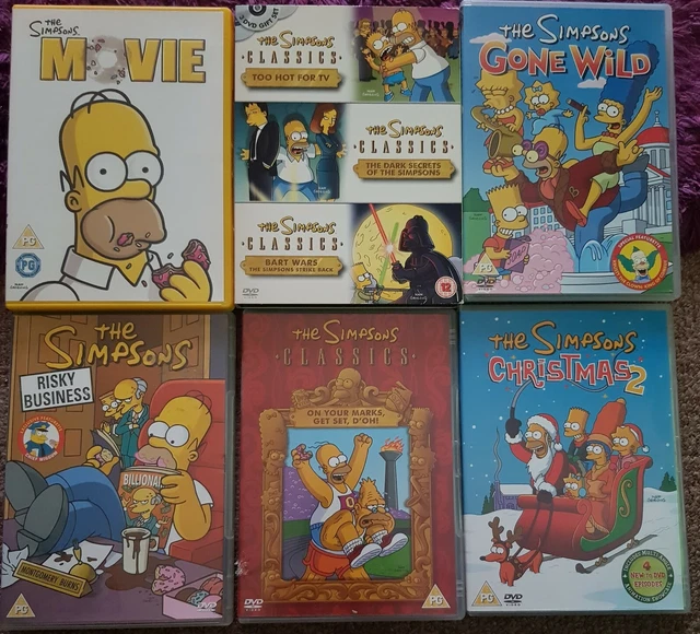 SIMPSONS DVD BUNDLE £10.99 - PicClick UK