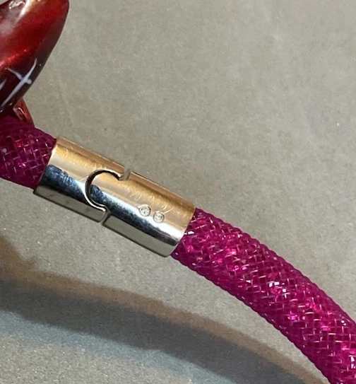 BEAUTIFUL SWAROVSKI CRYSTAL Stardust Mesh Chocker Necklace - Pink £9.99 ...