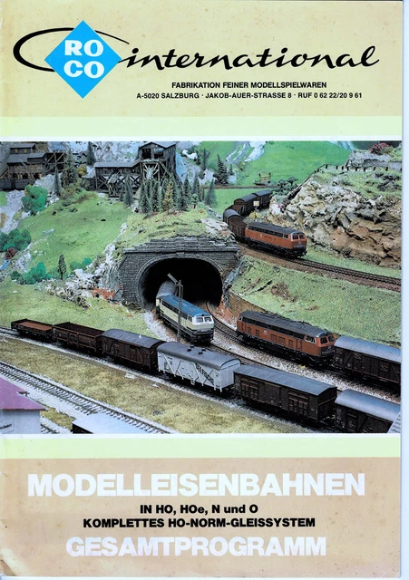 CATALOGUE TRAINS ROCO HO, N et O, et tanks ROCO HO EUR 6,00 - PicClick FR