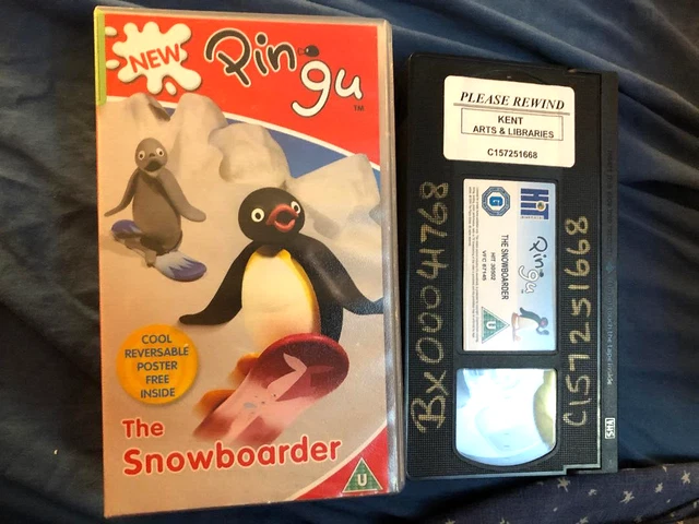 RARE - PINGU the snowboarder [VHS] Video Pal Tape [Ex-Library] £29.99 ...
