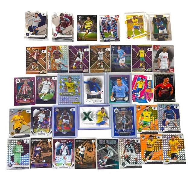SOCCER CARD LOT 80+ RC Auto Patch Numbered Insert Game Used PL Man City ...