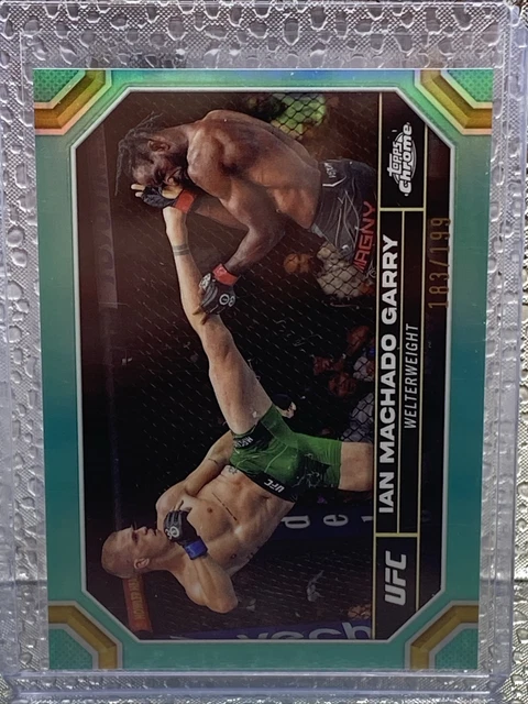 2024 TOPPS CHROME UFC #75 Ian Machado Garry 183/199 réfracteur ...