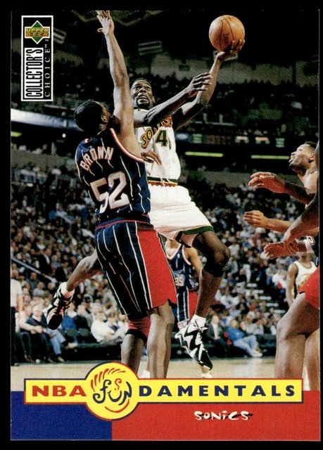 1996-97 COLLECTOR'S CHOICE Shawn Kemp Seattle SuperSonics #190 EUR 2,20 ...