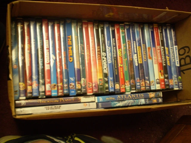 (35) DISNEY ANIMATED Children's DVD Lot: Wall-E Up Zootopia Dumbo (2 ...