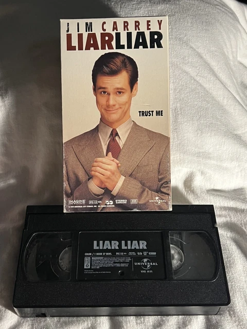 BANDE VIDÉO VHS Liar Liar Jim Carrey 1997 comédie film vintage EUR 1,08 ...