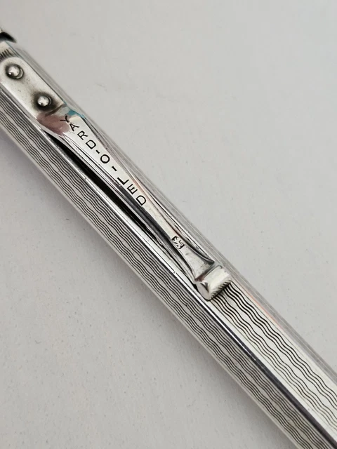 YARD O LED H.R.H Mechanical Pencil Sterling Silver 925 Lion Hallmarked ...