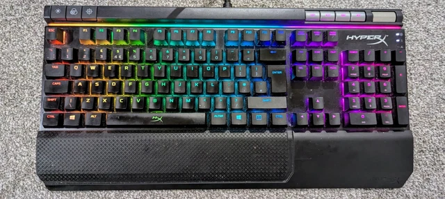 HYPERX ALLOY ELITE RGB Mechanical Gaming Keyboard. Fully Working, Quick ...