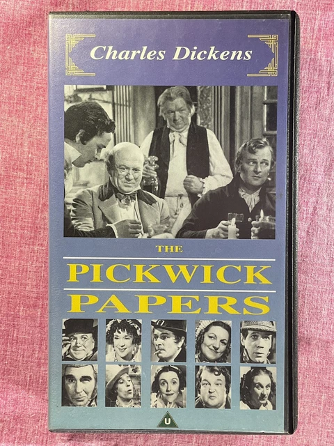 THE PICKWICK PAPERS Charles Dickens VHS Video Tape 1996 Classic Black ...