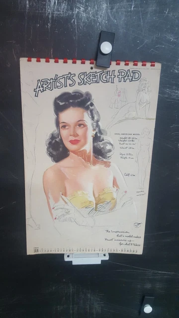 CALENDRIER PIN UP Munson 1947 36X23Cm 1947 EUR 150,00 - PicClick FR