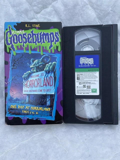 GOOSEBUMPS VHS ONE Day at Horrorland Part 1 & 2 1997 R L Stine Tested £ ...