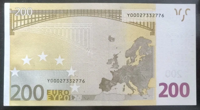 GREECE 🇬🇷 200 Euro 2002 🇬🇷 Perfect Rare🇬🇷 Grece Griechenland Grecia ...