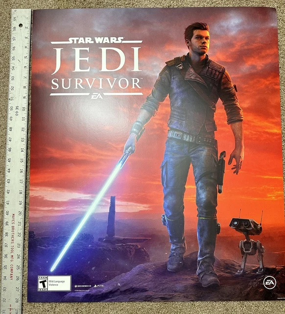 POSTER DI STAR Wars Jedi Survivor: A1 EUR 17,46 - PicClick IT