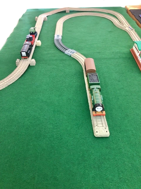 THOMAS & FRIENDS Trackmaster Bundle: Brown Track, Diesel, Emily, Cars ...