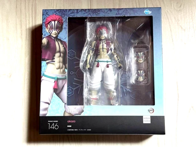 FREEING DEMON SLAYER Kimetsu no Yaiba Akaza Action Figure Figma Japan ...