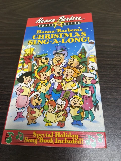 HANNA-BARBERA’S CHRISTMAS SING-A-LONG VHS, 1989 w/ Song Book £14.19 ...