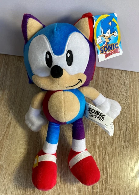 SONIC THE HEDGEHOG Soft Toy. Sega Sonic Gradient Bold 12" Plush Soft ...