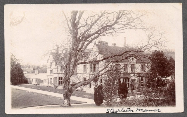 POSTCARD WINTERBOURNE STEEPLETON nr Dorchester Dorset manor house ...