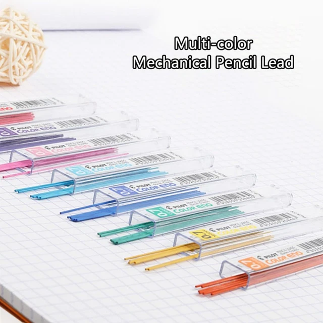 MULTI-COLOR 0.7MM 2B Automatic Pencil Refill Mechanical Pencil Lead ...