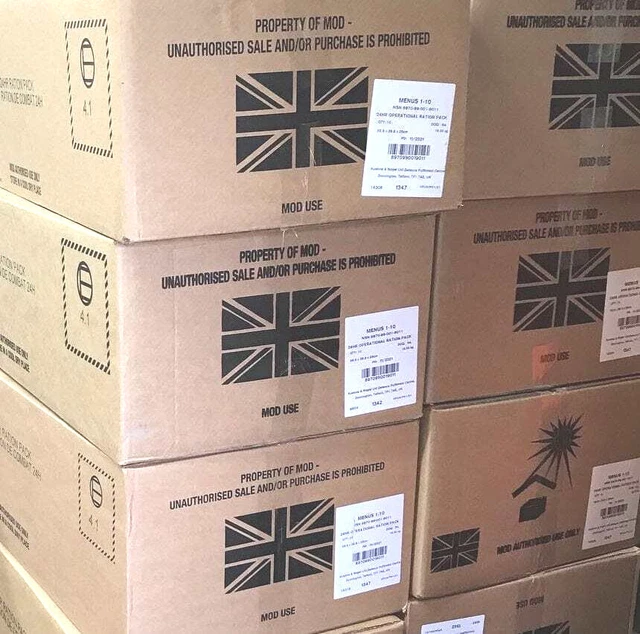 BRITISH ARMY RATION pack 24 hour menu 7 - PicClick UK