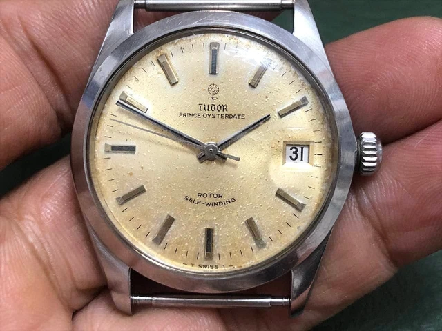1966'S TUDOR SMALL Rose 7966 Tropical 2484 Auto Mens Watch 34Mm $1,500.00 - PicClick AU