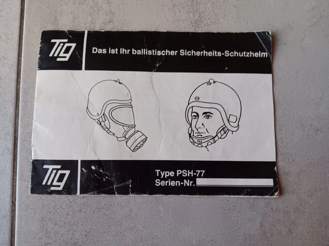 TIG PSH-77 BALLISTISCHER Schutzhelm (AM95,SEK,GSG9,Polizei) EUR 125,00 ...