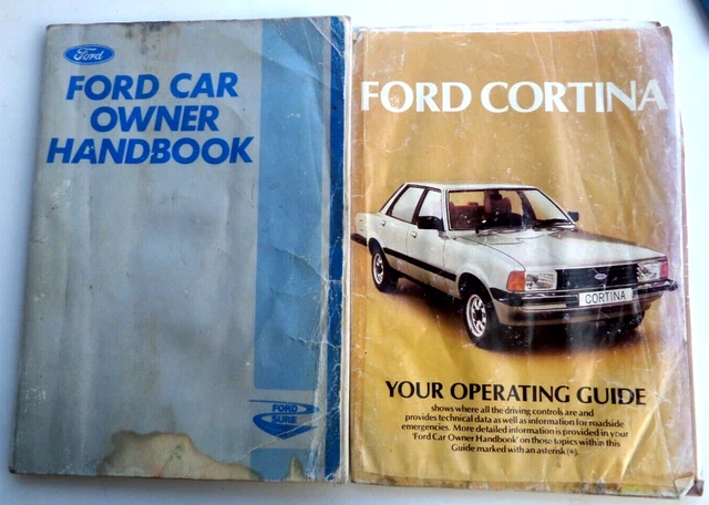 FORD CORTINA MK4 Operating Guide Poster & Ford Car Owner Handbook 1979 ...
