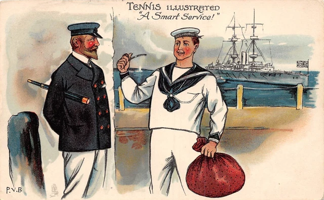 CARTE POSTALE BD Tennis Illustrée " Un Smart Service ! " Pvb EUR 9,30 ...