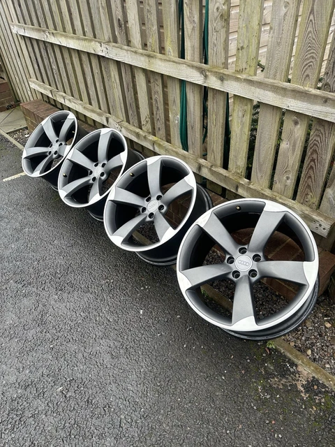 Genuine 20and Audi Rotor Rs4 Rs5 Rs6 Alloy Wheels Rota 5x112 9j Et26 £924