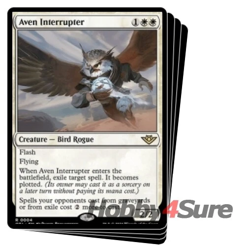 AVEN INTERRUPTER X4 M/QUASI Magic: The Gathering MTG Outlaws Of Thunder Junction EUR 22,42 ...