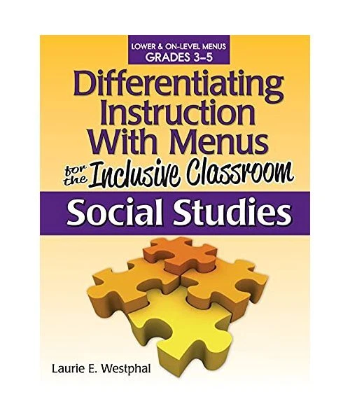 DIFFERENTIATING INSTRUCTION WITH Menus for the Inclusive Classroom ...