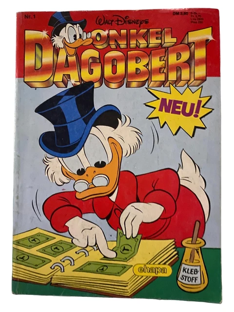 WALT DISNEY ONKEL Dagobert Comic Nr. 1 Ehapa Taschenbuch Deutsch ...